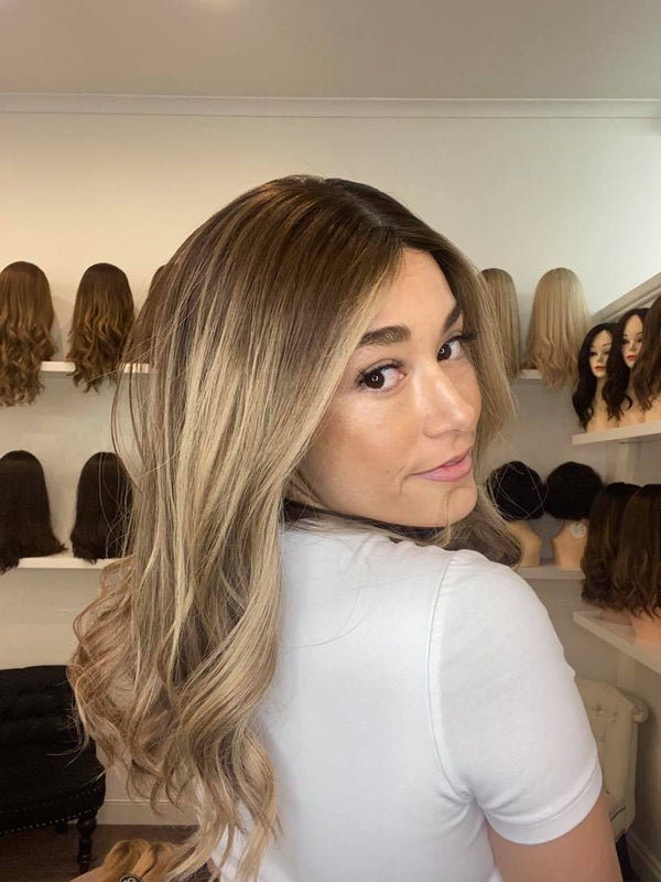 18" Premium Remy Human Hair Wig - Ultra Light Density - The Roxy - The Beautiful Hair Boutique